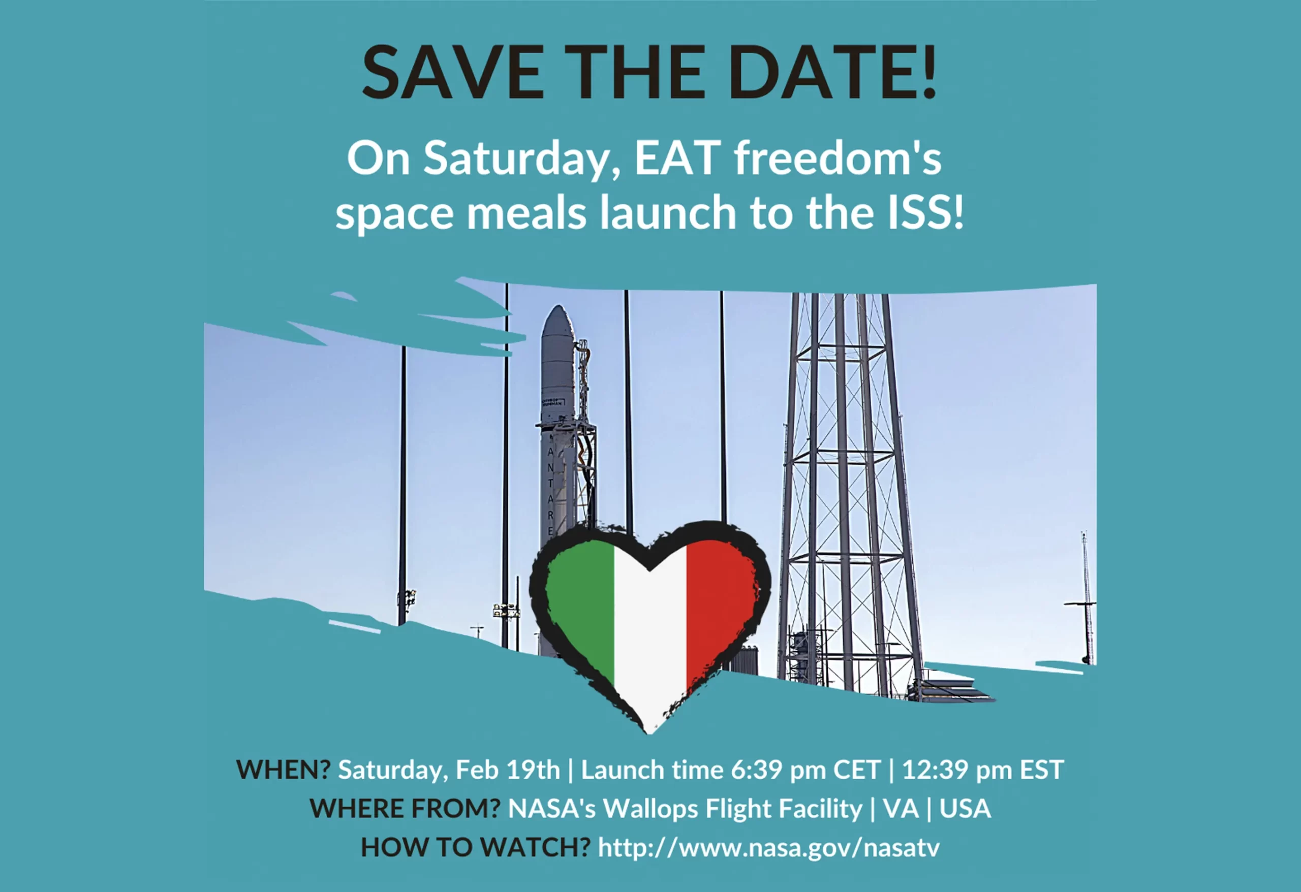EAT freedom's Space Meals Launch to the International Space Station ...