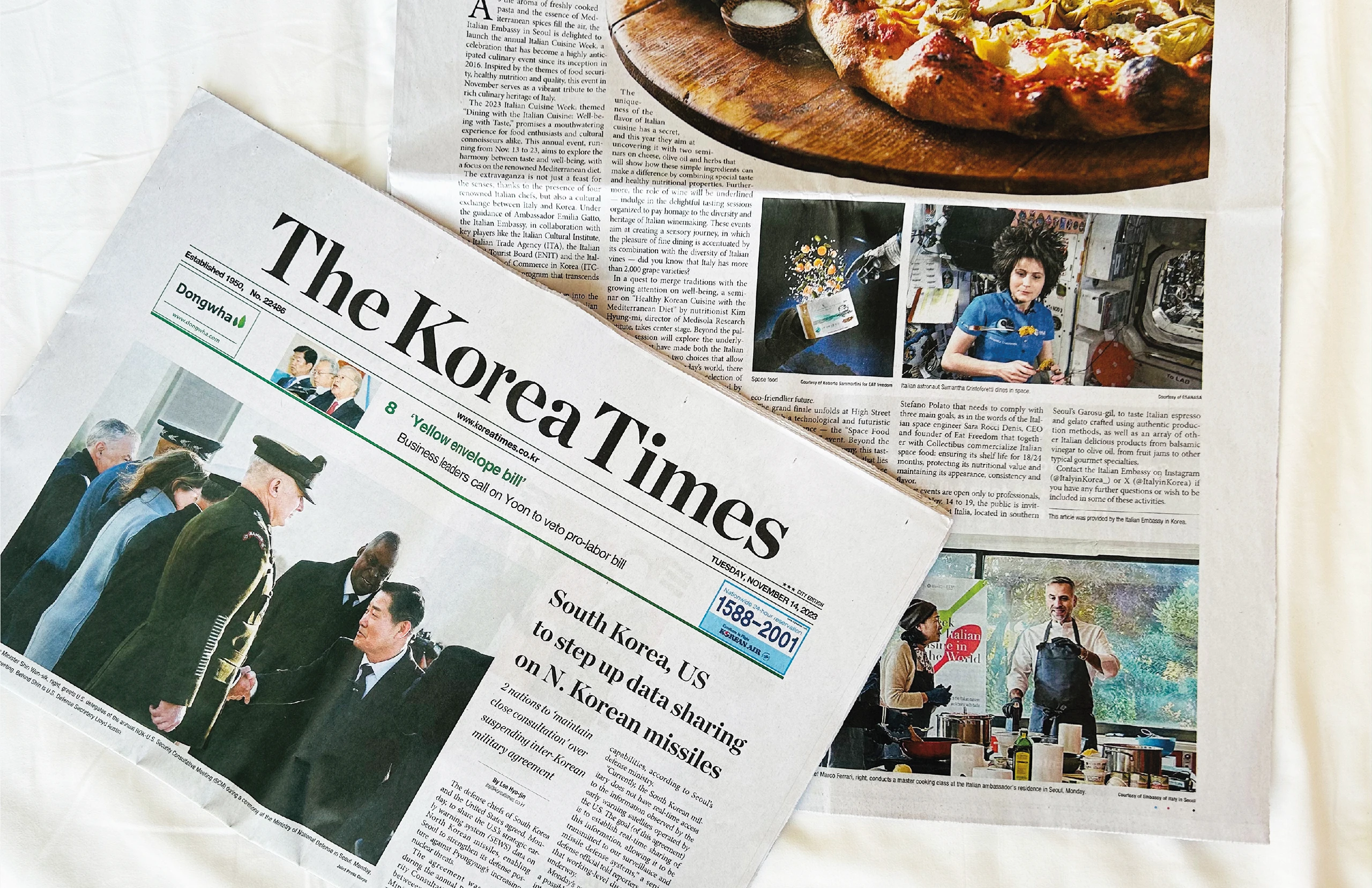 The Space Food Experience Tour on the Korea Times - EAT freedom